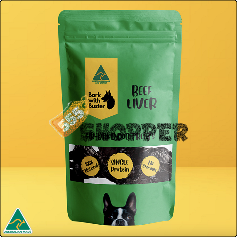 Beef Liver Dog Treats – Australian Made – Bark With Buster – 555 Shopper